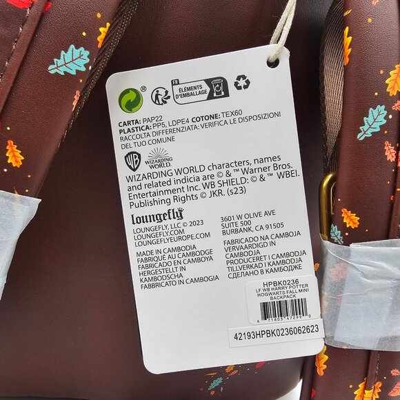 Loungefly | Bags | Loungefly Harry Potter Hogwarts Fall Leaves Mini ...